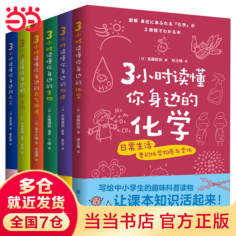3小时读懂你身边的系列（套装，共6册）