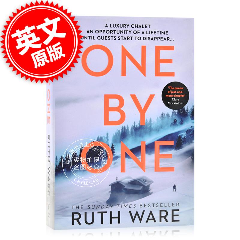 现货 One By One 英文原版 精装推理小说 Ruth Ware