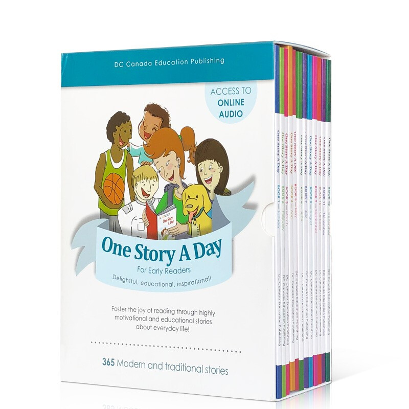 正规One Story A Day for early reader 365个英文故事会 赠送原版音频