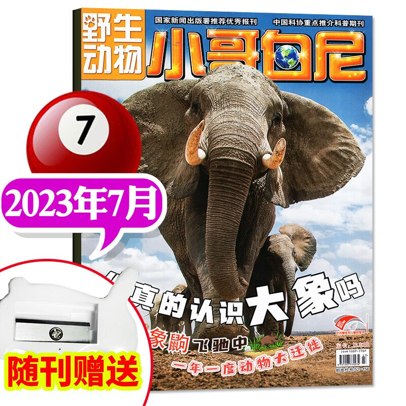 【多期单本自选】小哥白尼野生动物杂志2023年8月新 另有往期及预售可选 6-15岁儿童科普期刊 2023年7月【带赠品】
