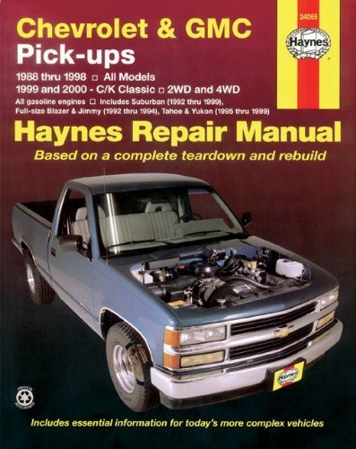 Chevrolet & GMC full-size petrol pick-ups (1988-1998) Haynes Repair Manual (USA)