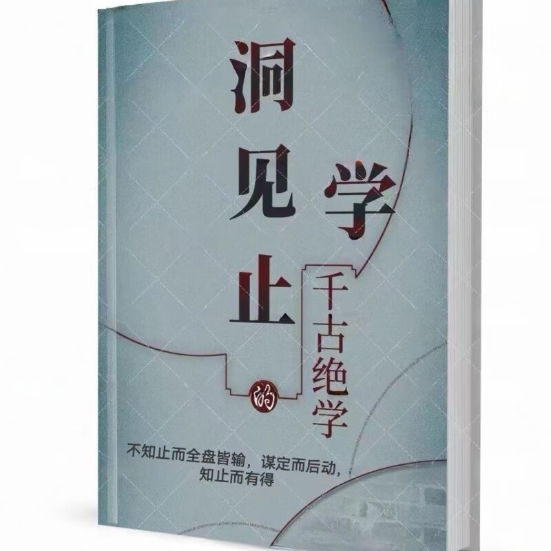 《洞见止学》——乃人生行为之神修忽略此学智者必有一失