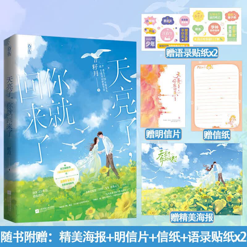 天亮了，你就回来了 《夏有乔木雅望天堂》后，金牌作家籽月 全新柔情新作 现代言情甜宠小说