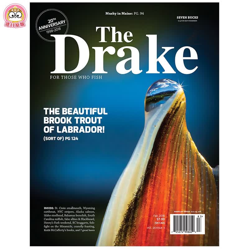 订阅 The Drake 钓鱼活动杂志 美国英文原版 年订4期