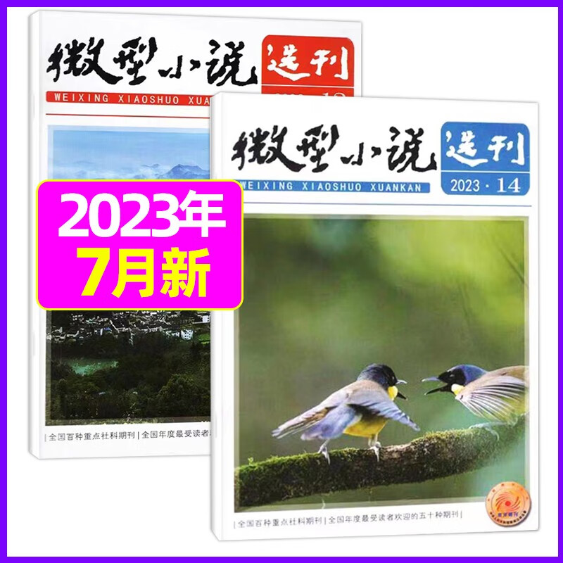 7月新【全年/半年订阅】微型小说选刊杂志2023年1-12月篇小说原创故事非订阅文学过期刊 2023年7月 第13/14期