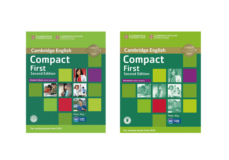 【外研社】Compact剑桥通用五级考试FCE官方备考教材2版学生包(版) 学生用书+练习册