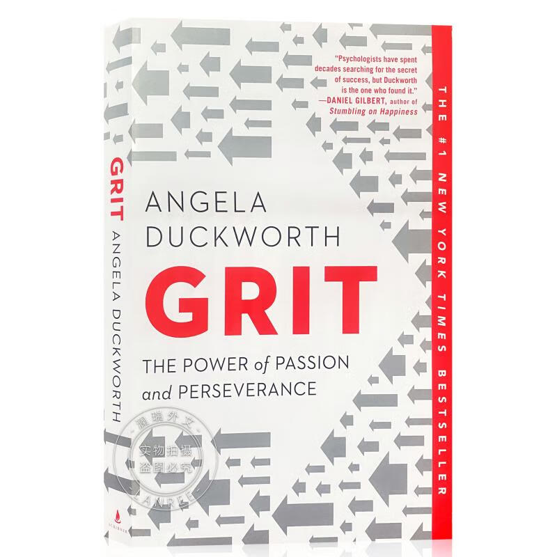 现货 坚毅 Grit: The Power of Passion and Perseverance