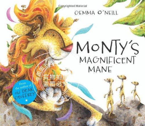 现货 Monty'S Magnificent Mane (With CD）英文原版 梦迪华