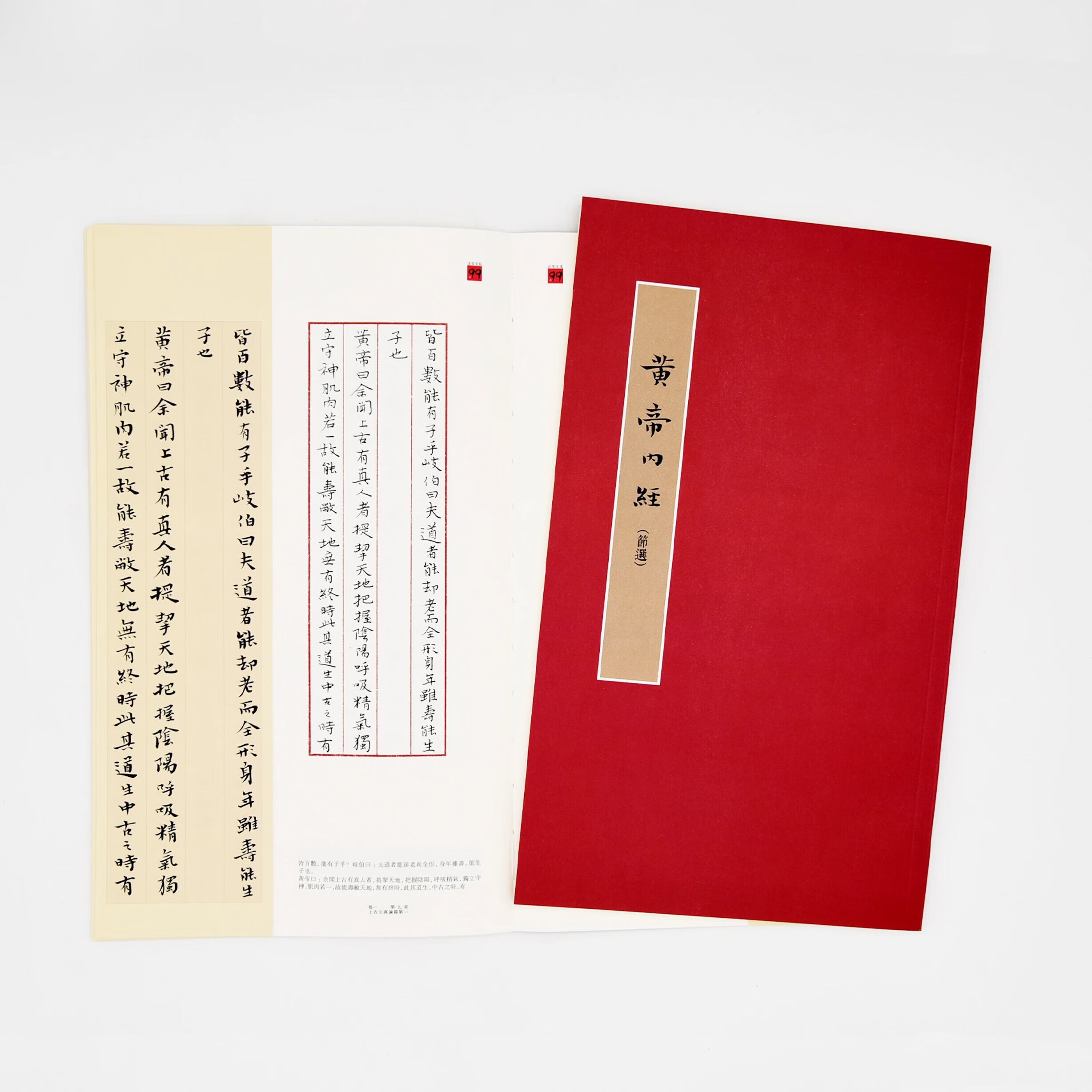 【帖】黄帝内经节选·软硬笔帖