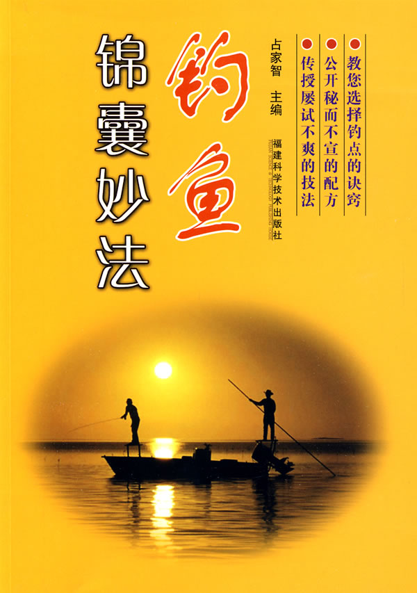 钓鱼锦囊妙法 占家智【好书，下单速发】