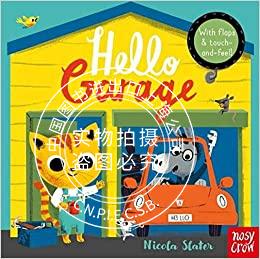 现货 Hello Garage Board book 英文原版 你好车库 进口英文儿童故事