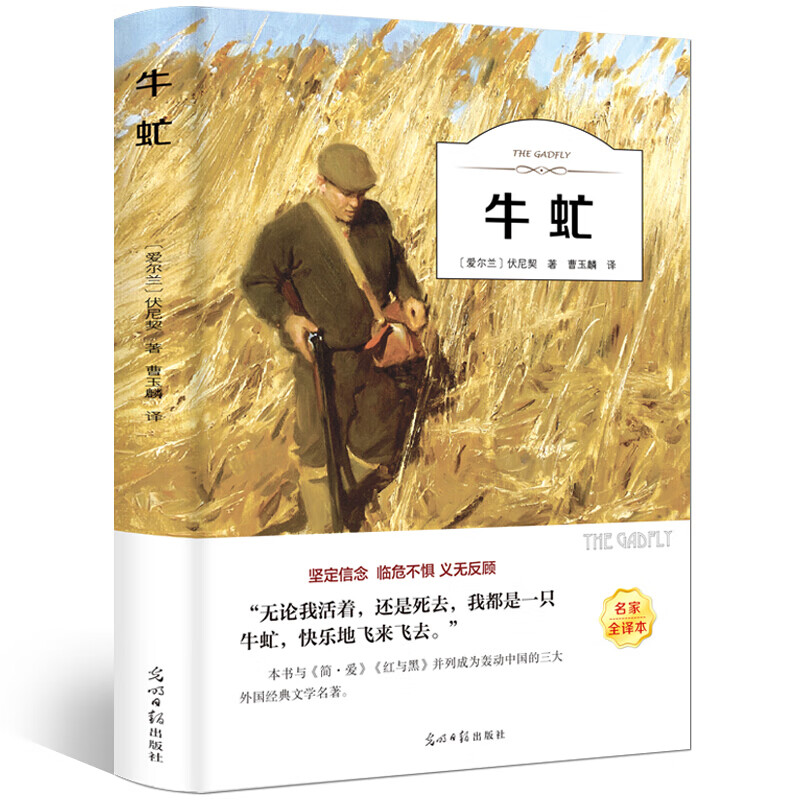 牛虻书/伏尼契/世界名著/初中生高中生青少年课外阅读书籍/语文丛书/经典书籍排行榜