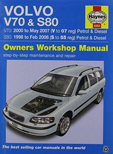 Volvo V70 / S80 Petrol & Diesel (98 - 07) Haynes Repair Manual