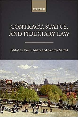 合同，状态和信托法 Contract, Status, and Fiduciary Law
