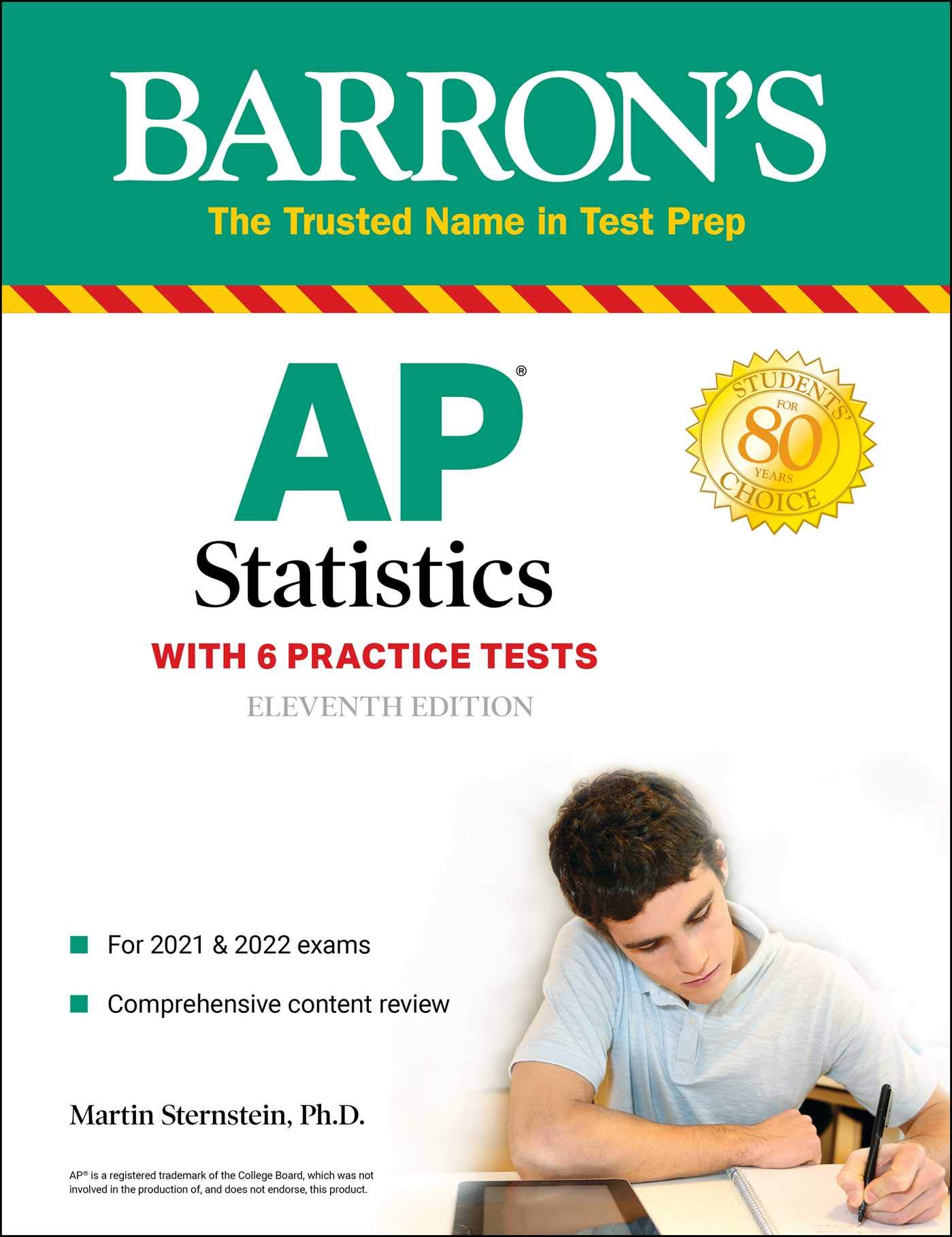 AP Statistics: With 6 Practice Tests巴郎AP统计学 第11版