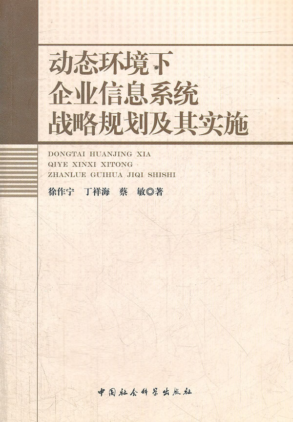动态环境下企业信息系统战略规划及其实施