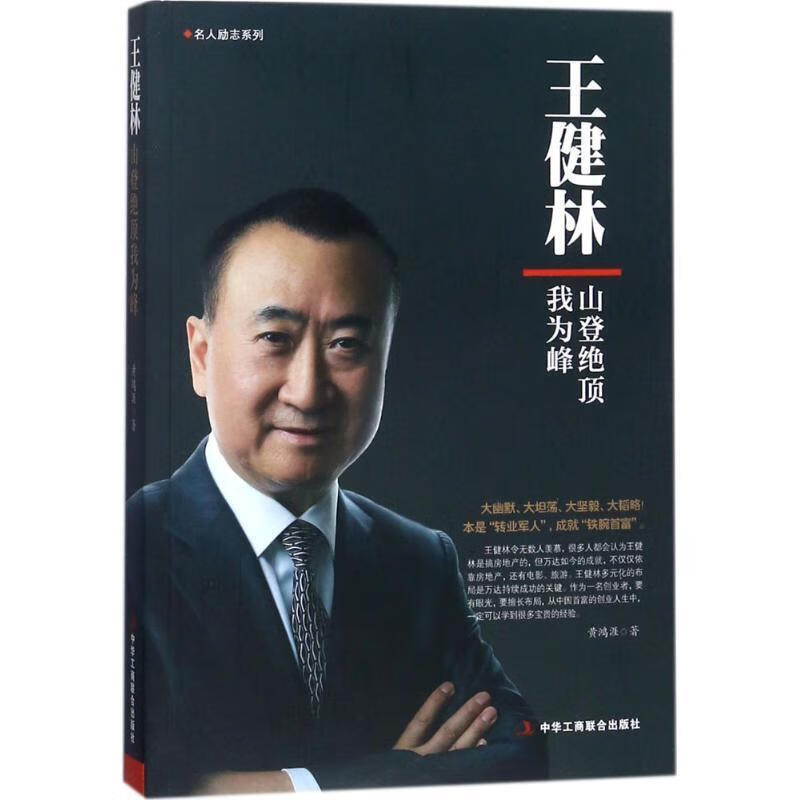 王健林:山登绝顶我为峰【好书，下单速发】
