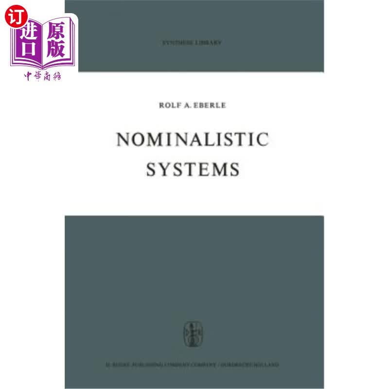 海外直订Nominalistic Systems 名物论系统