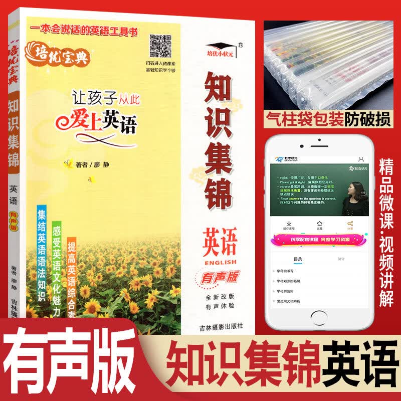 2022培优宝典知识集锦英语有声版 让孩子从此爱上英语小学英语基础知识大全 小学四五六年级英语基础知识集锦