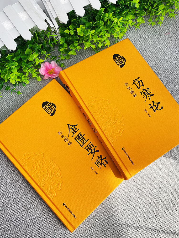2册 伤寒论张仲景 金匮要略原版 彩色图解方药实例精讲 常见病诊断与用药 中医名著伤寒杂病论白话文中草