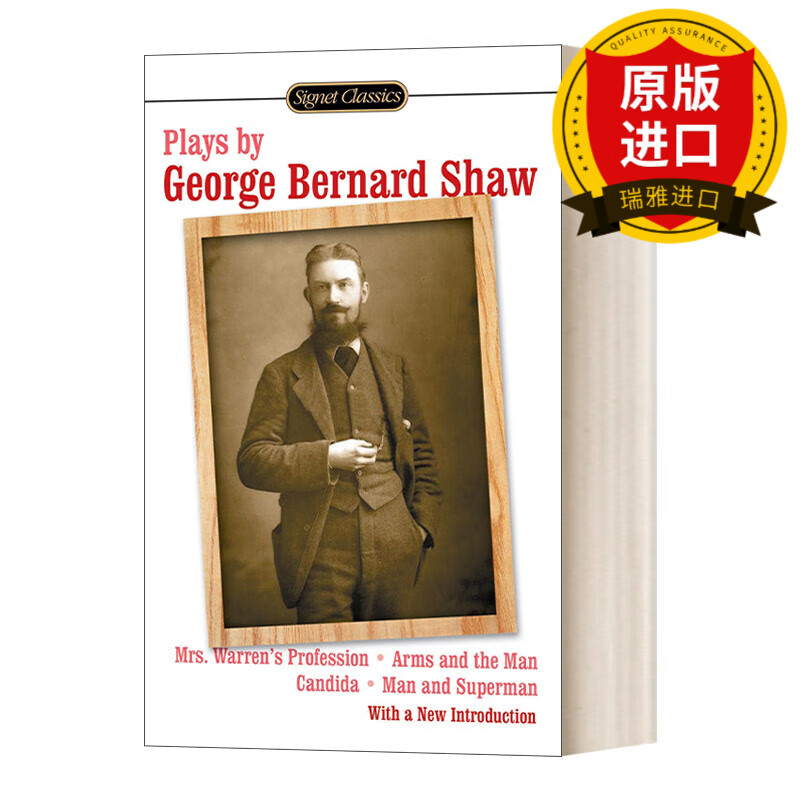 英文原版 Plays by George Bernard Shaw 萧伯纳戏剧集 Signet Classics 英文版 进口英语原版书籍