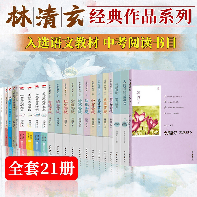 林清玄书籍全套45册 和时间赛跑/从容彼岸是生活/林清玄散文精选/让人生无忧/比景泰蓝更蓝/心是温柔的起点等 林清玄的书