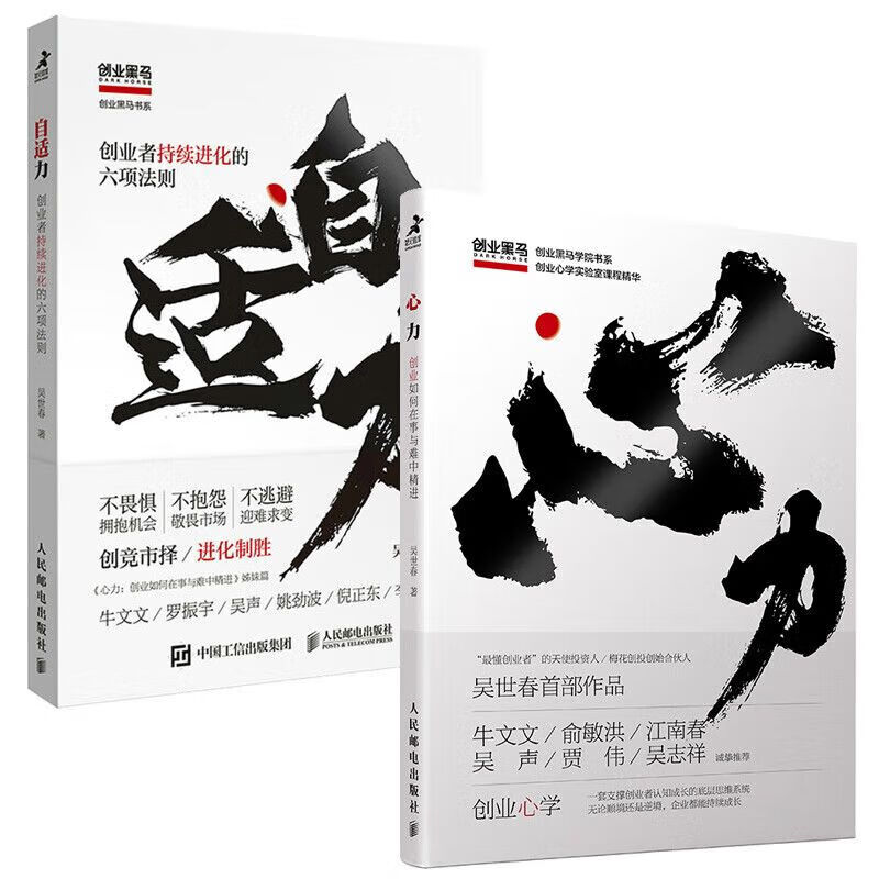自适力速发+心力 创业如何在事与难中精进 创业管理实战总结 [全2册]自适力+心力