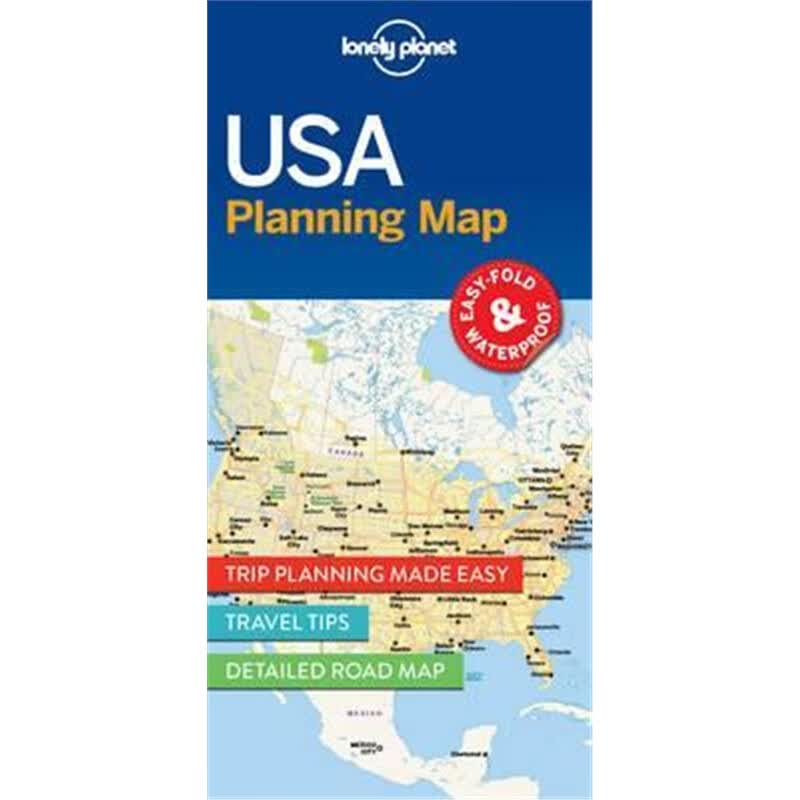 Lonely Planet USA Planning Map