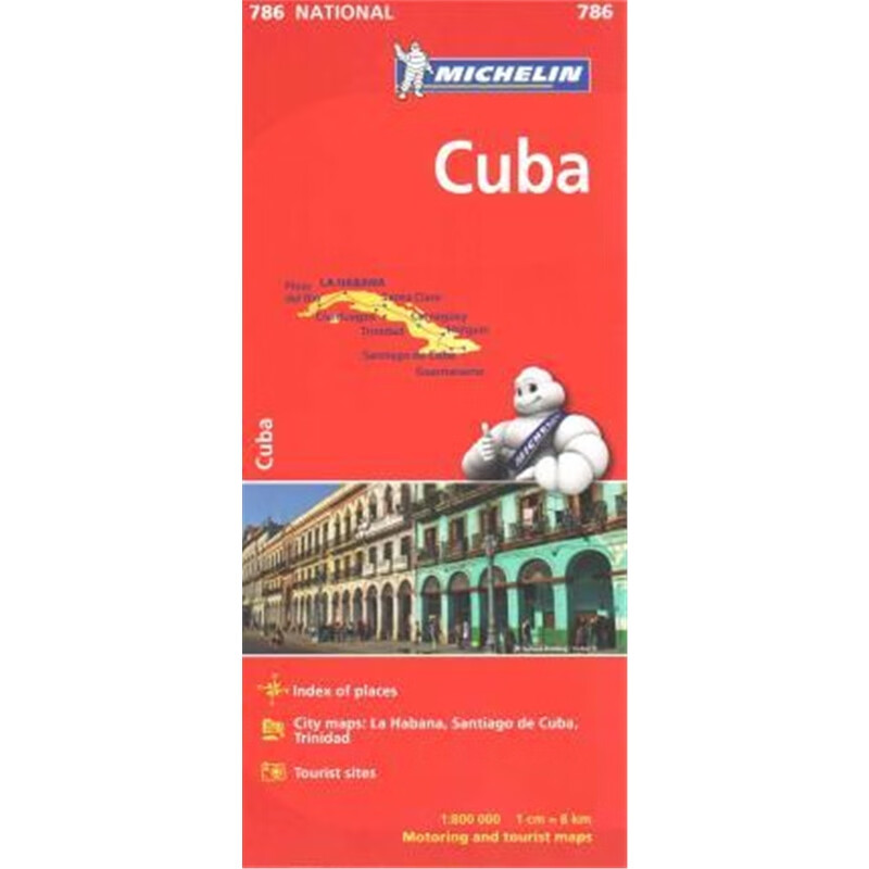 Cuba - Michelin National Map 786