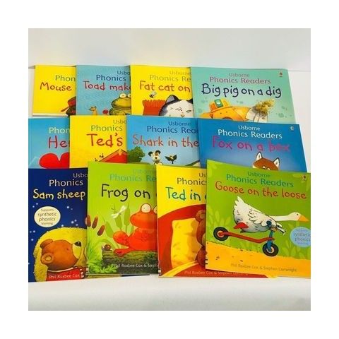 点读版斯伯恩自然拼读12本Phonics Readers支持小达人小蝌蚪 点读版斯伯恩自然拼读12本Phoni