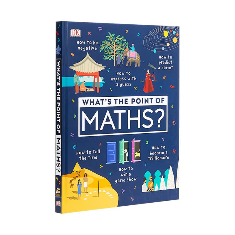 预售英文原版 DK Whats the Point of Maths DK关于数学的学问 儿童教材家