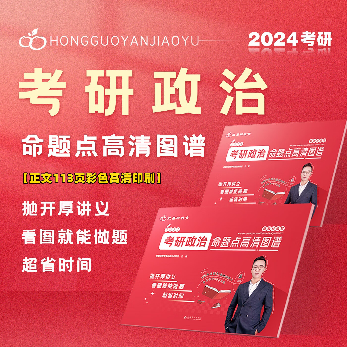 红果研考研政治思维导图2024年苏一脑图对应1000题 思维导图