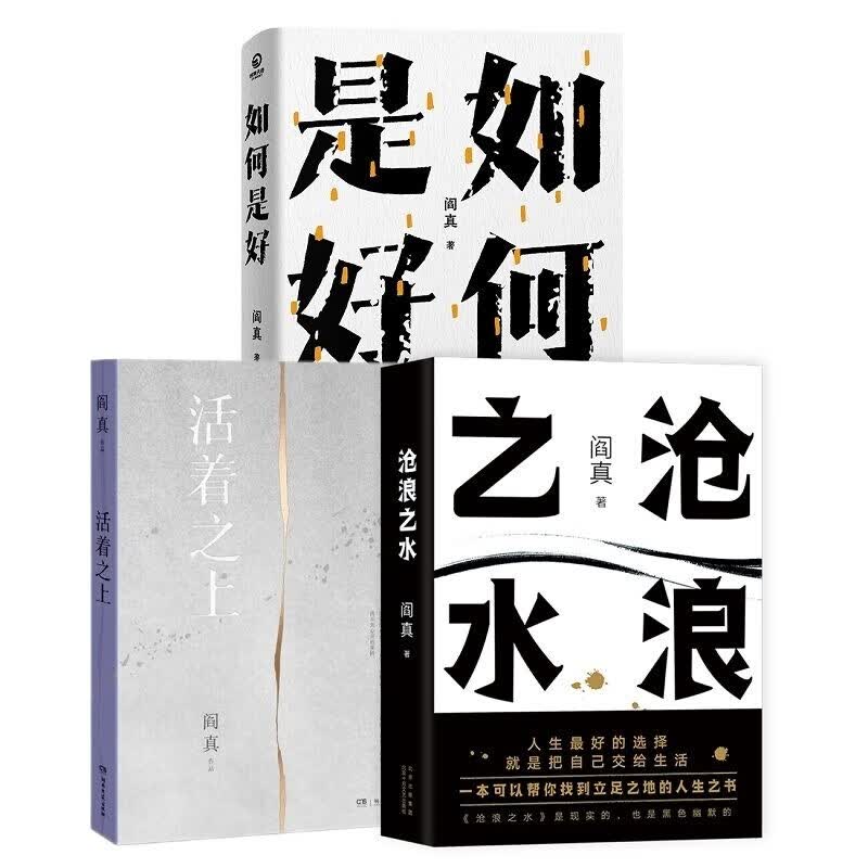 沧浪之水+活着之上+如何是好共3册 阎真|责编:袁甲平 湖南文艺
