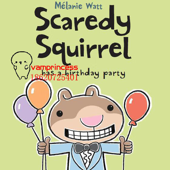scaredy squirrel has a birthday praty