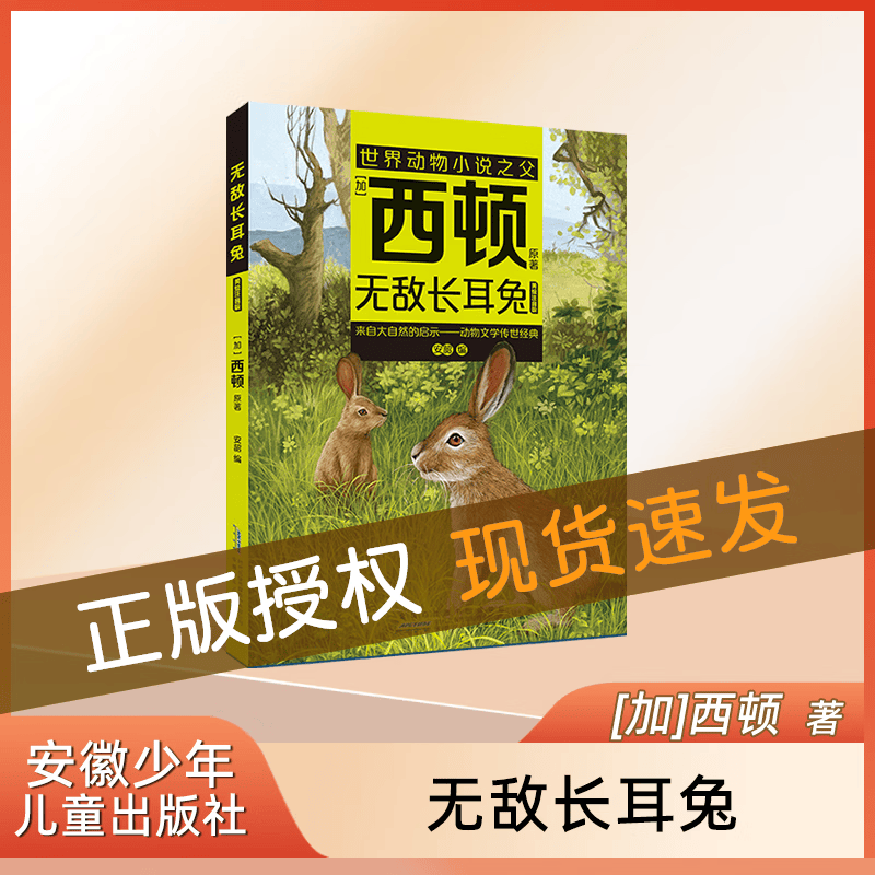 西顿动物小说 长耳兔 经典动物文学适合中小学生阅读课外书 安徽少年儿童出版社fb