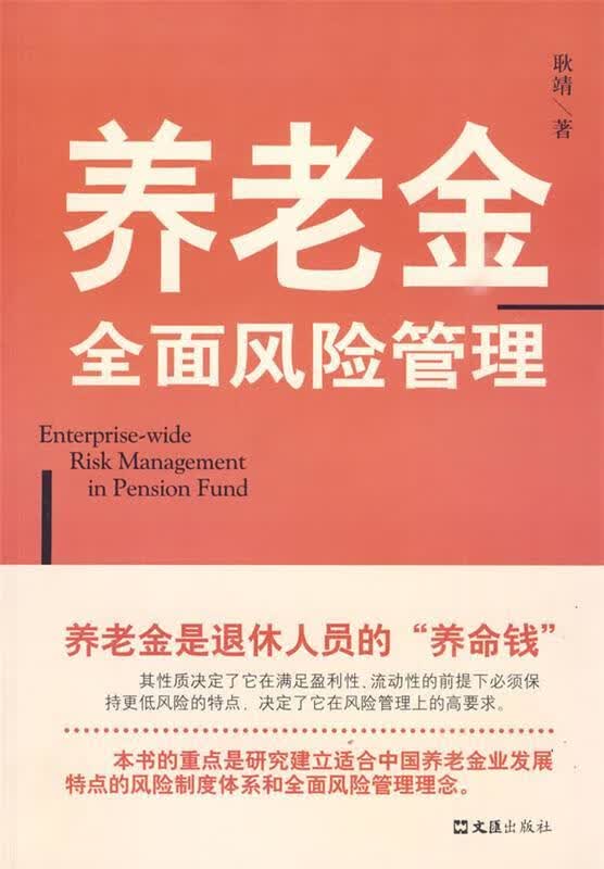 养老金全面风险管理 耿靖 著