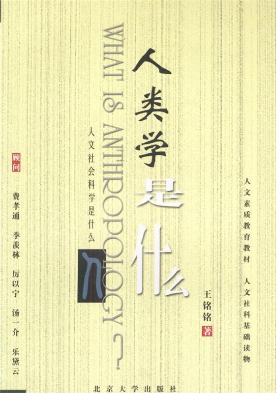 人文社会科学是什么---人类学是什么 王铭铭 著【书】