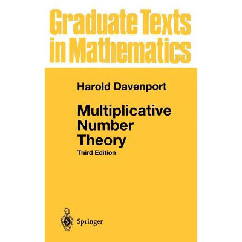 Multiplicative Number Theory