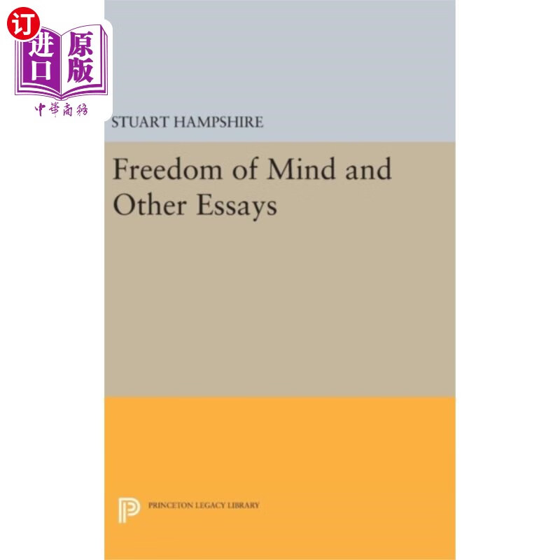 海外直订Freedom of Mind and Other Essays 《思想自由与其他散文