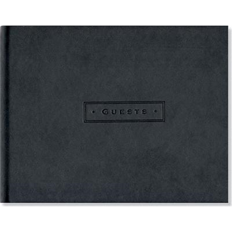 Artisan Guest Book/Classic Black