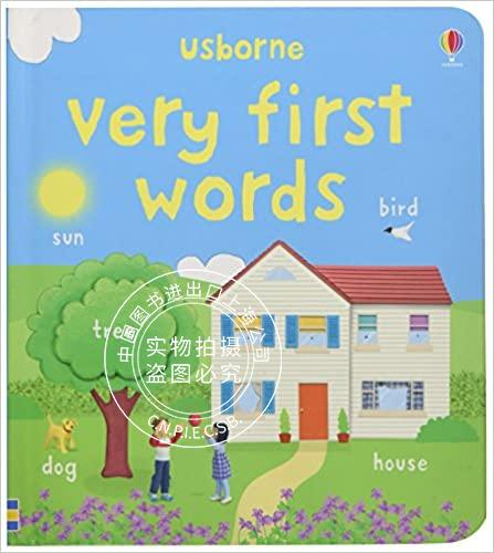 现货 Very First Words (Usborne First Words Boar