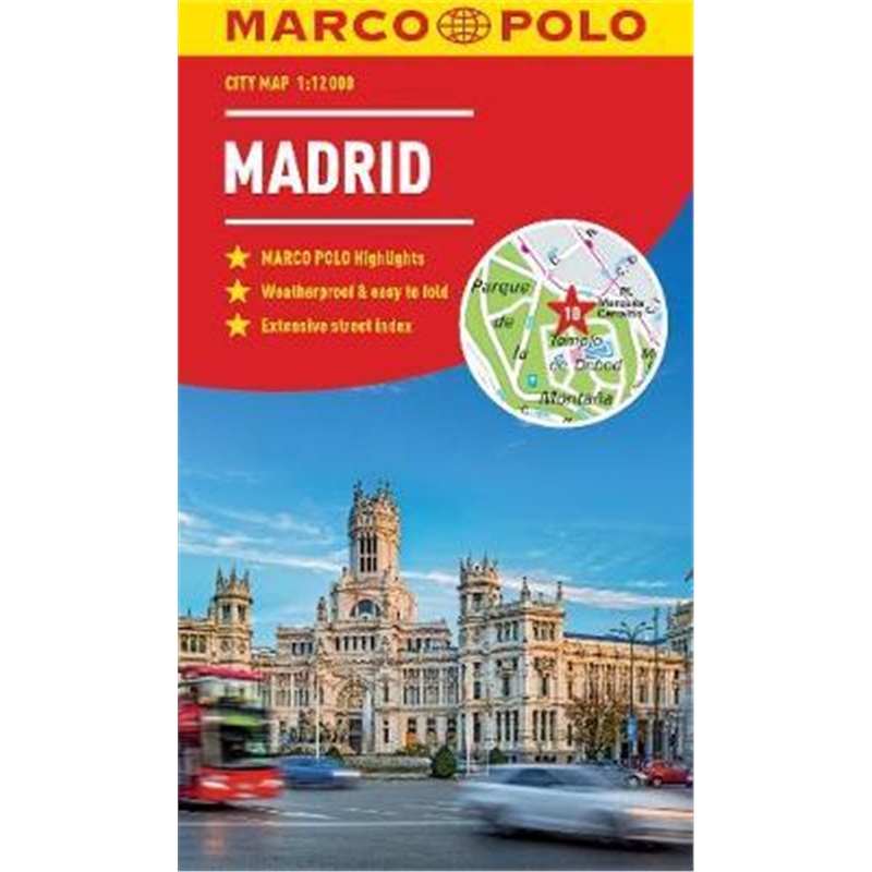Madrid Marco Polo City Map