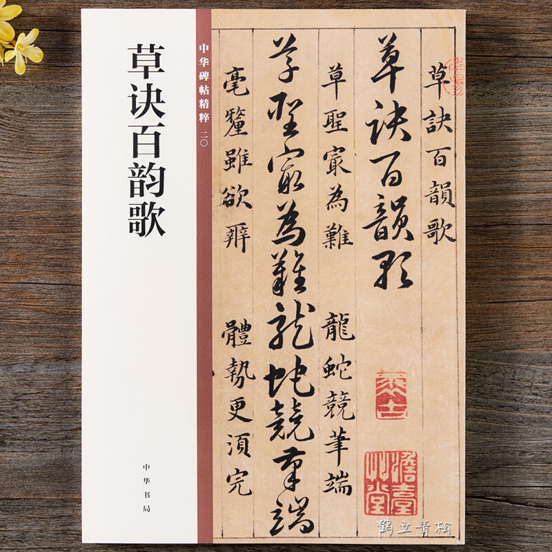草诀百韵歌 中华书局 16开草书毛笔字帖 中华碑帖精粹 草决歌 简体旁注