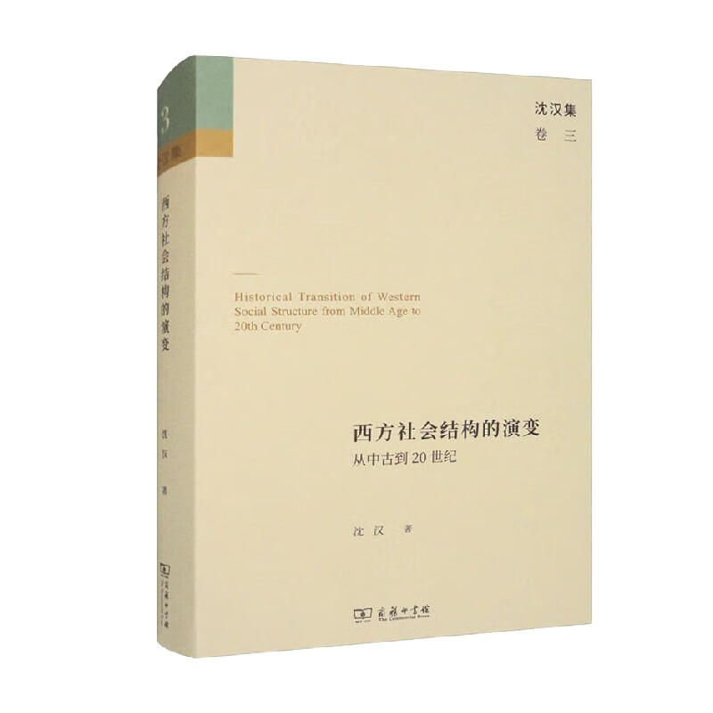 西方社会结构的演变 从中古到20世纪 沈汉 著 历史