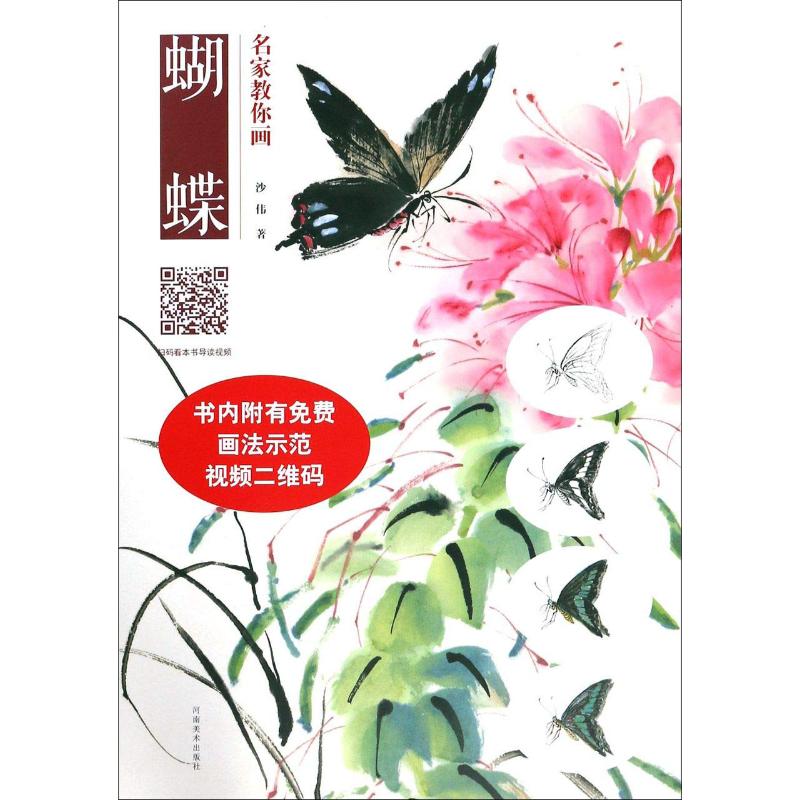 名家教你画蝴蝶 沙伟  书籍
