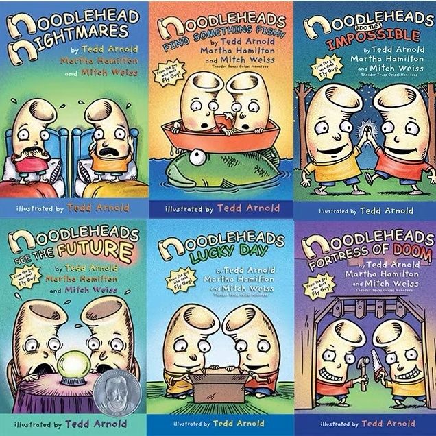 英文原版爆笑傻瓜小子 Noodleheads Series 6册书