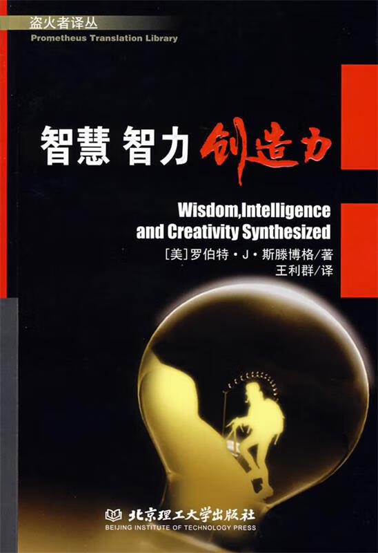 智慧智力创造力:盗火者译丛，美国著名心理学家斯滕博格教授力作！【，放心购买】