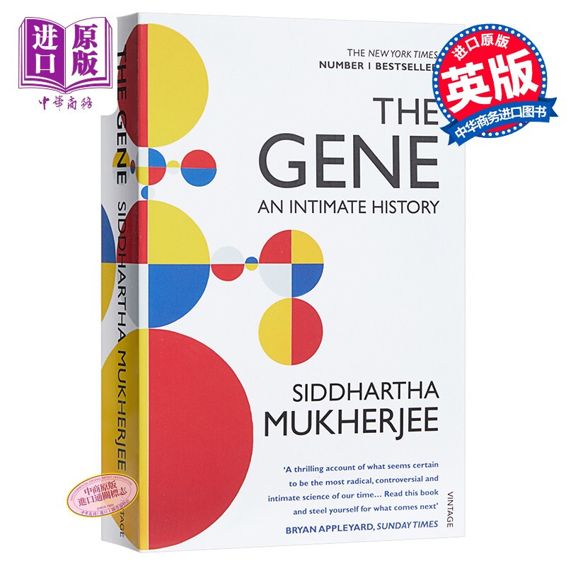 基因 英文原版 The Gene 生命与科学 Siddhartha Mukherjee