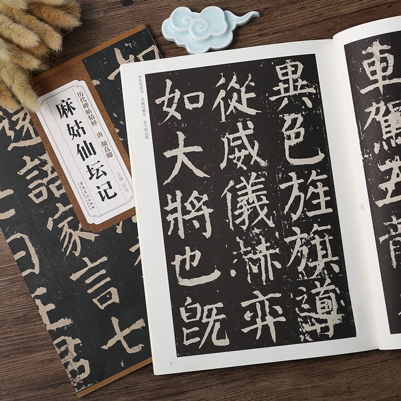 颜真卿毛笔书法字帖全集 历代碑帖精粹 颜勤礼碑 多宝塔碑 东方朔画赞碑 祭侄文稿 自书告身帖 竹山堂连句 麻姑仙坛记 颜体楷书书法毛笔练字帖 安徽美术出版社 颜真卿麻姑仙坛记