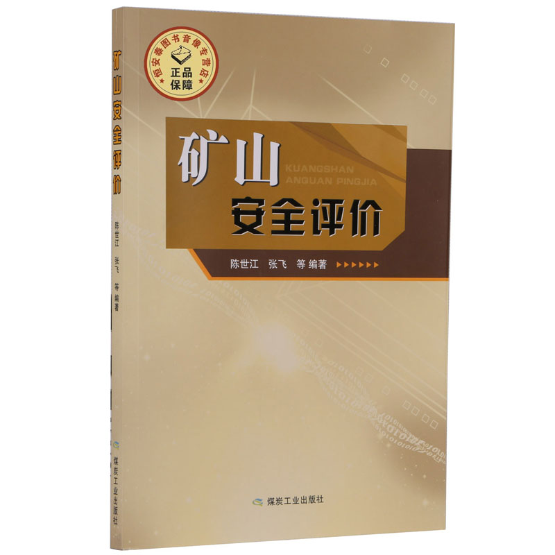 矿山安全评价 陈世江 张飞主编 煤炭工业出版社 煤矿煤炭安全类图书书籍